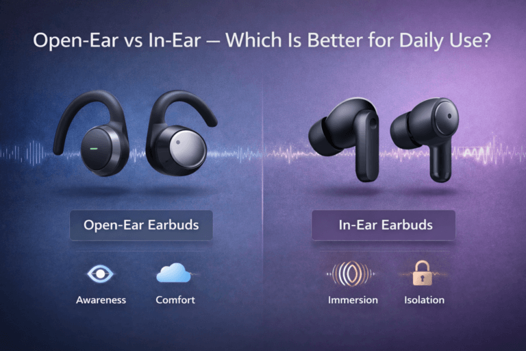 Open-Ear vs In-Ear Earbuds: Ultimate Guide to Comfort and Sound in ...